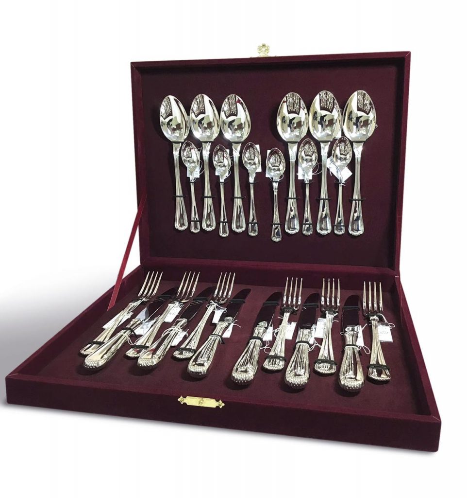 Silver Kitchen set rhodium plated | Jewellery.Uaforall.com